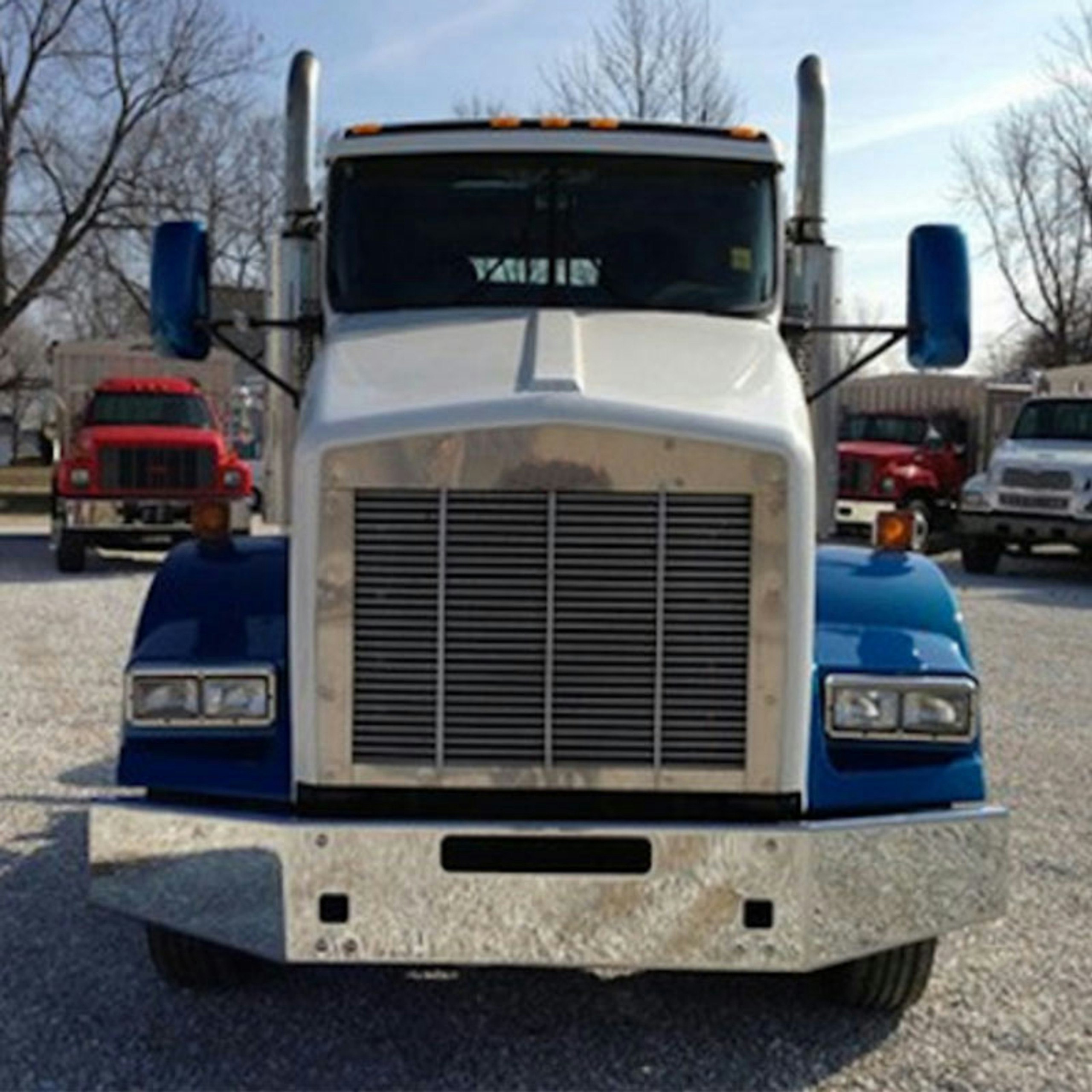 Kenworth T800 T880 14" Hendrickson AERO CLAD Set-Back Axle Bumper ...