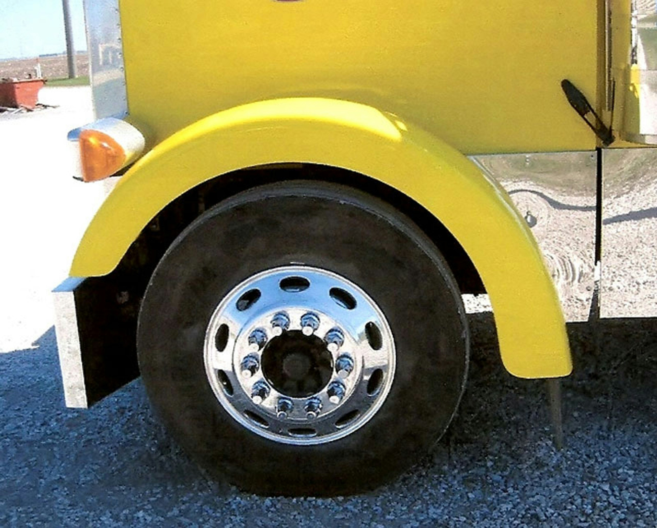 Peterbilt 379 "Old School" Fiberglass Front Fender Set - Raney's Truck ...