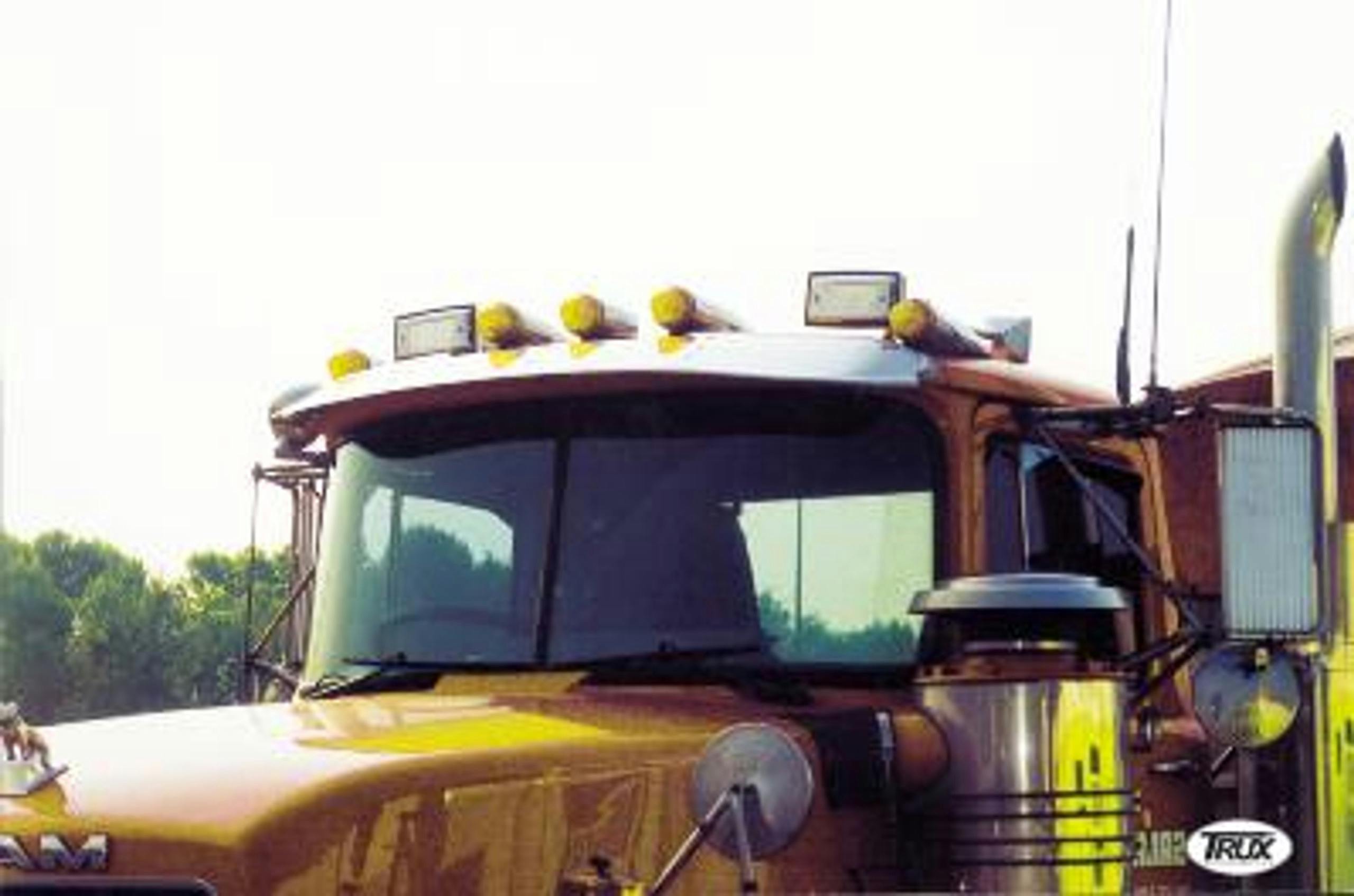 12" Mack R Model Series Drop Visor - Raney's Truck Parts