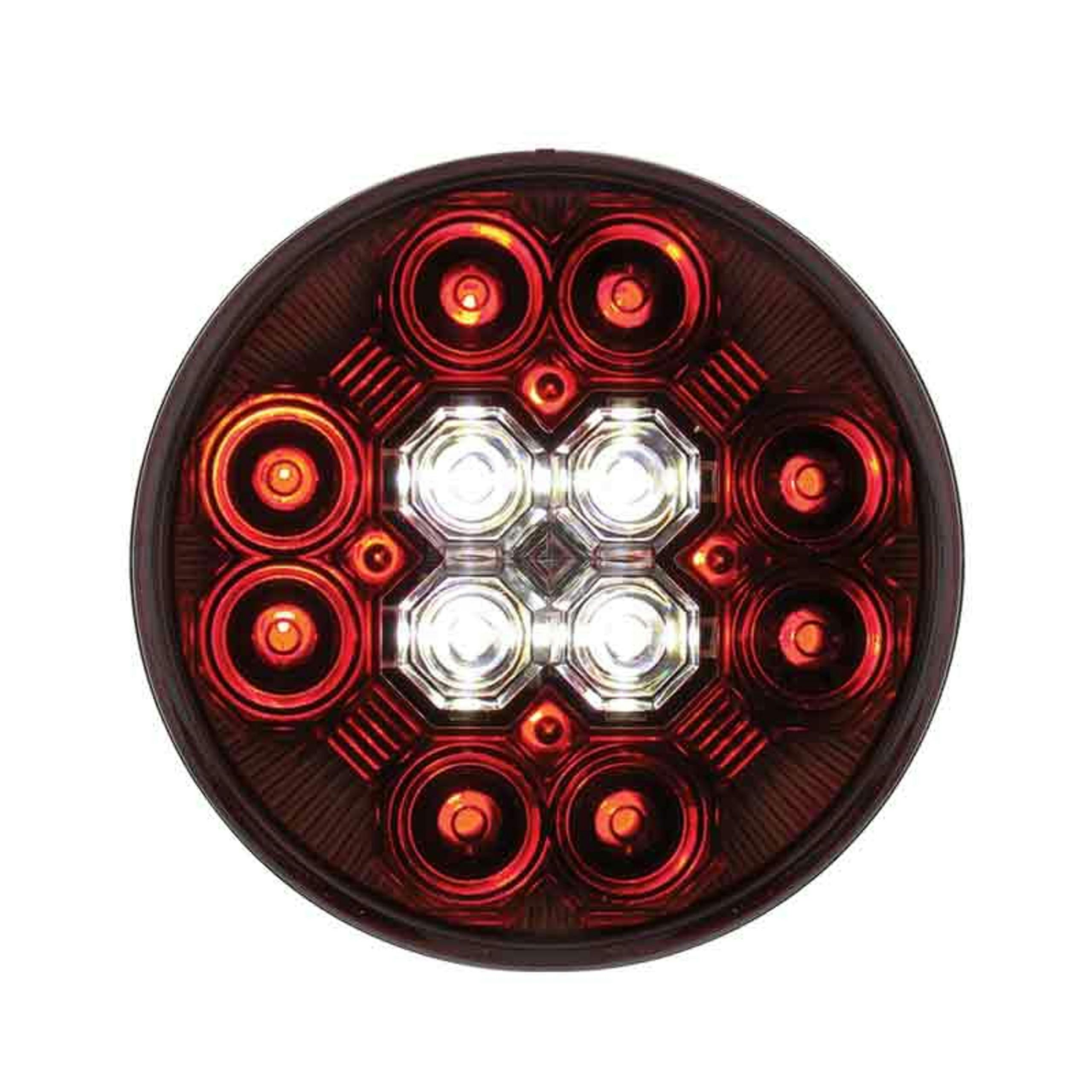 4" Round STT And Back-Up Combo LED Light - Raney's Truck Parts