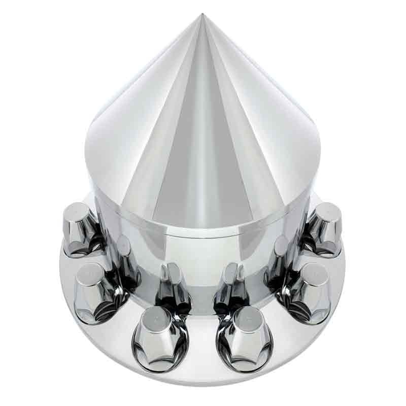 Chrome Rear Axle Wheel Cover w Hubcap & Lug Nut Covers The Gladiator ...