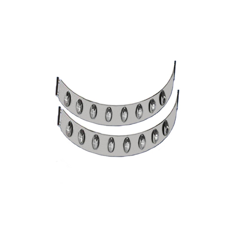Universal Fuel Tank Strap Covers with M5 Amber LEDs