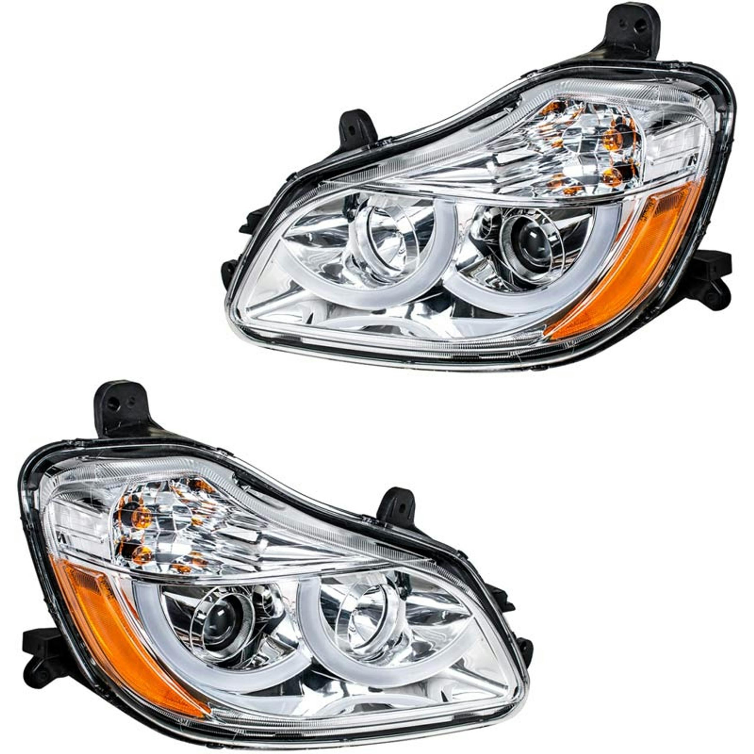 Kenworth T680 Chrome Projector Headlight Assembly With Position LED ...
