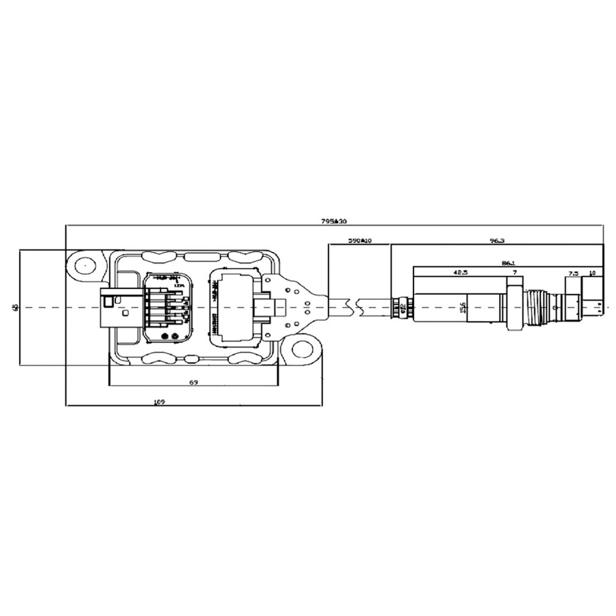 Cummins NOx Sensor 4326874 2872946