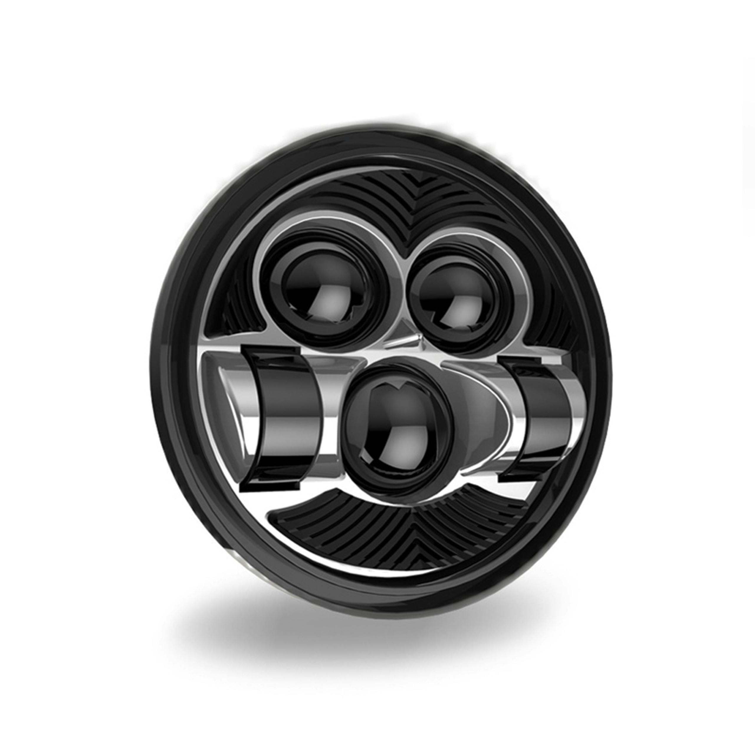 Universal 7" Round LED Projector Headlight With 4 Diodes - Raney's ...