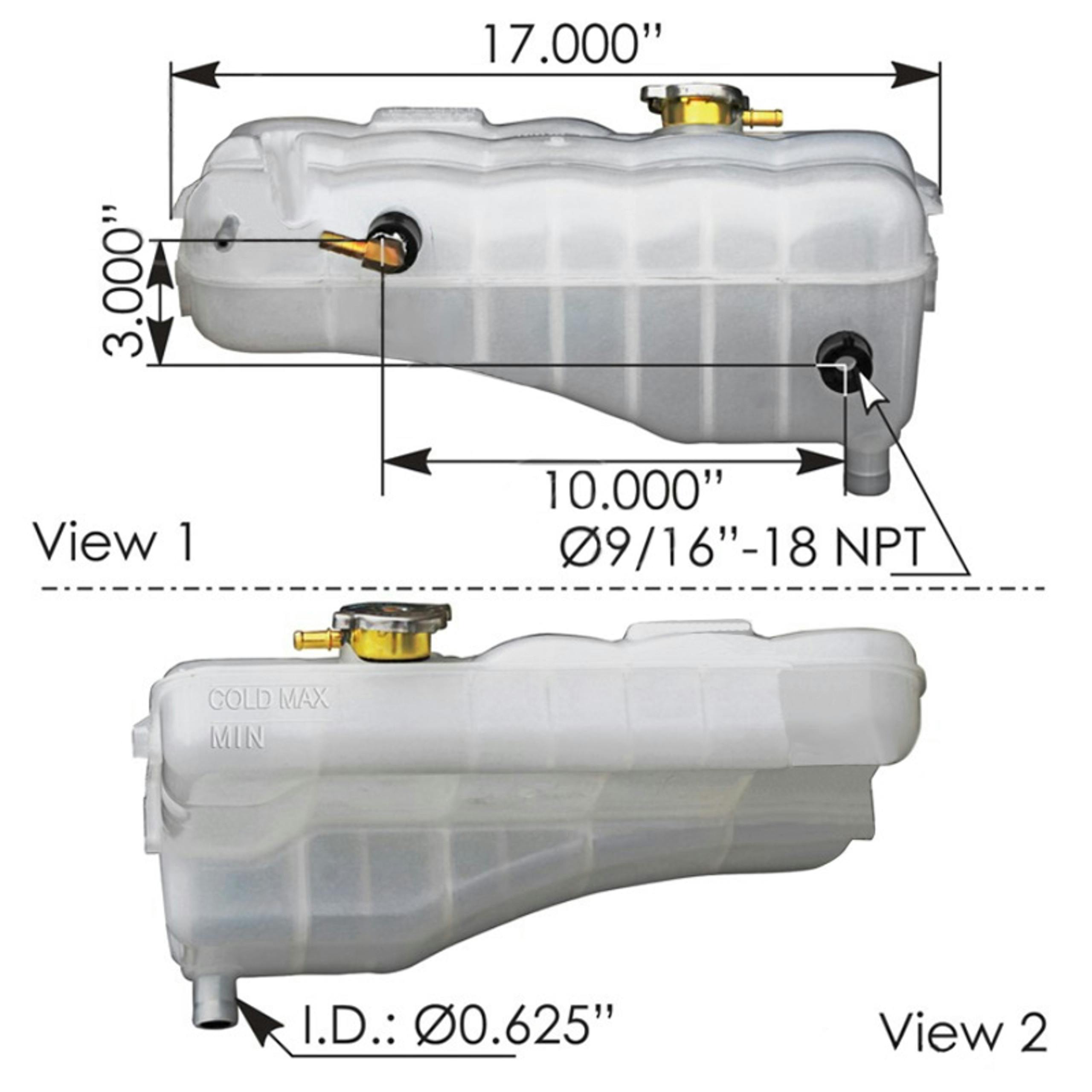 Freightliner Coolant Reservoir 05-29645-000