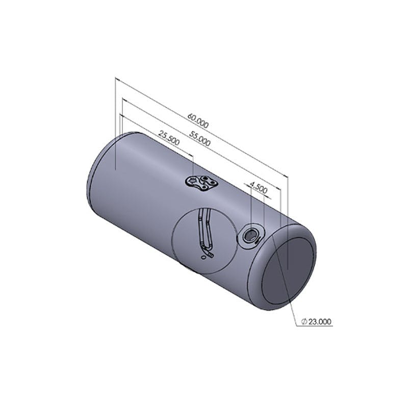 Semi-Truck Aluminum Diesel Fuel Tanks