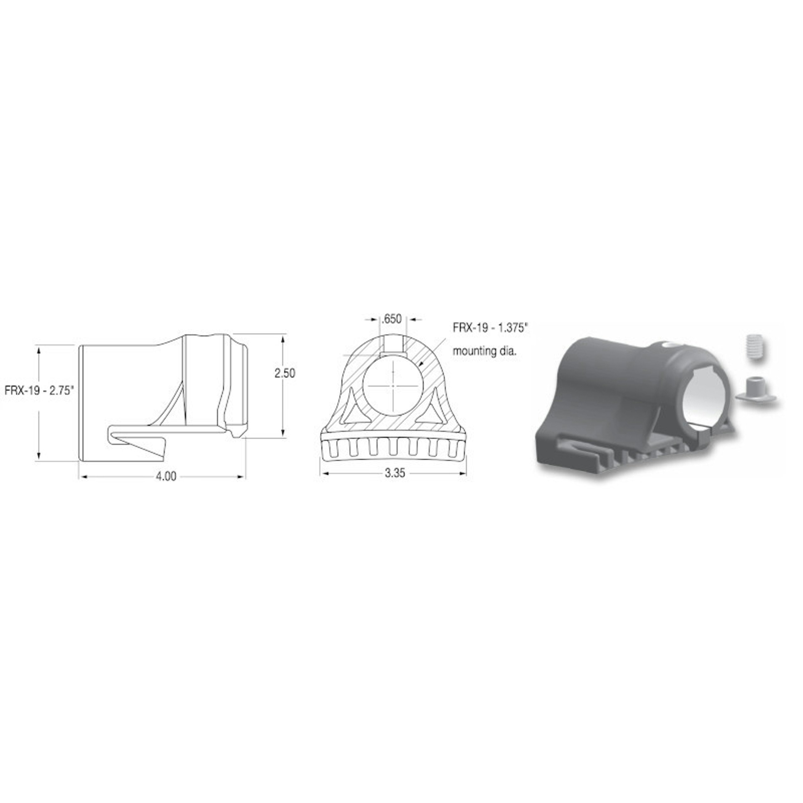 Offset Mounting Kit For Spray Master Fenders - Raney's Truck Parts