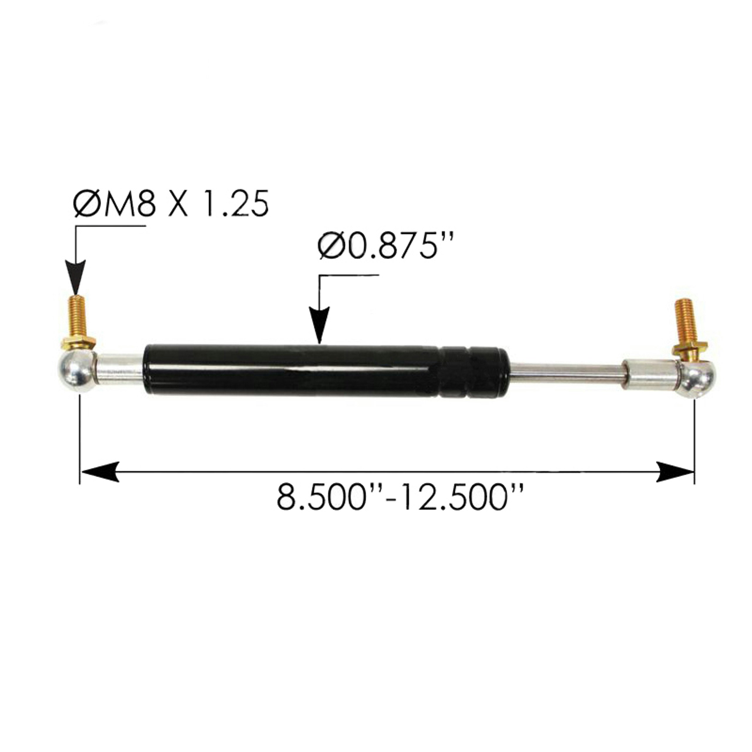 Kenworth T680 Peterbilt 579 Hood Assist Strut L716017 L716009 L716021 ...