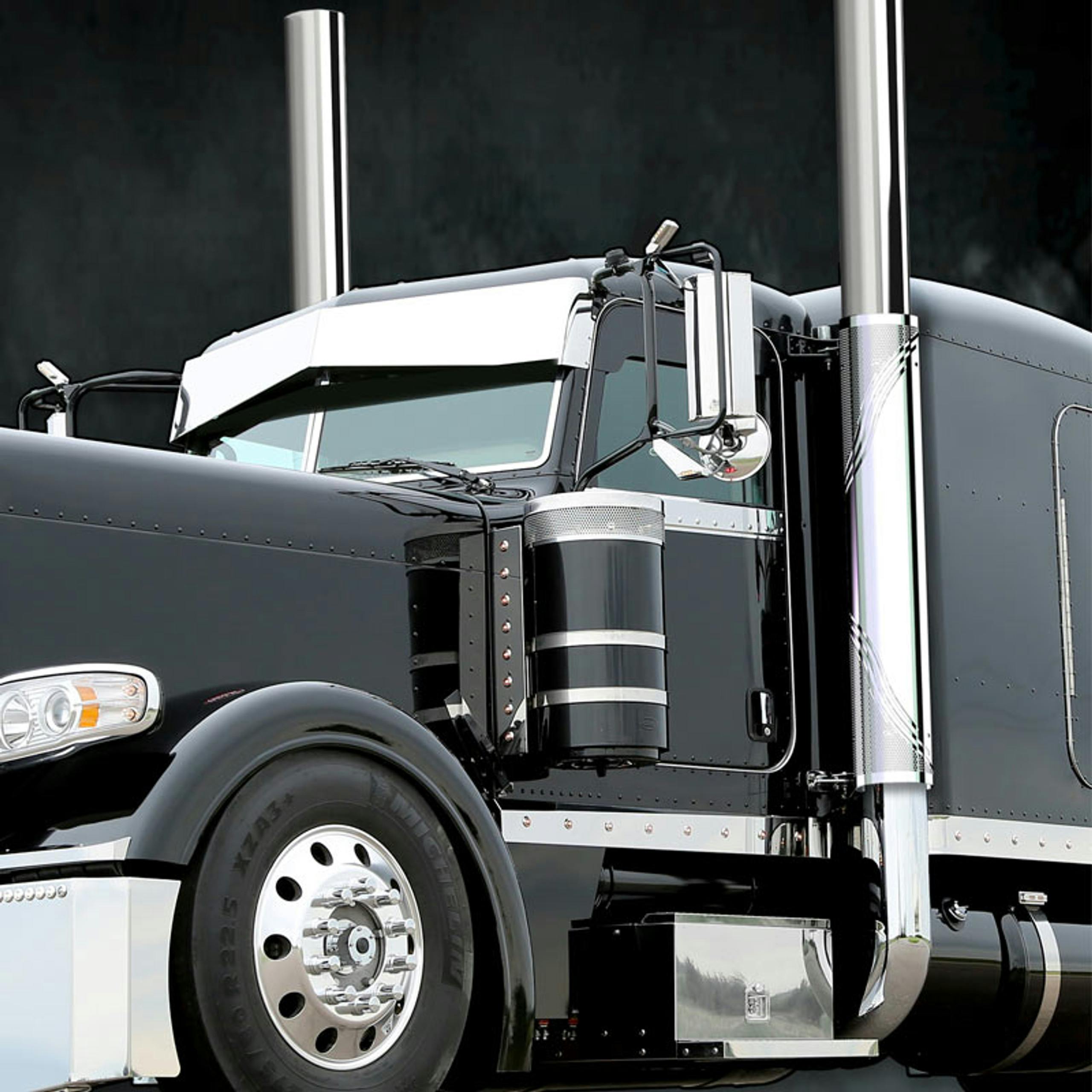 6" Stainless Steel Stack Guard Heat Shield 48" Long 180 Degree - Raney ...