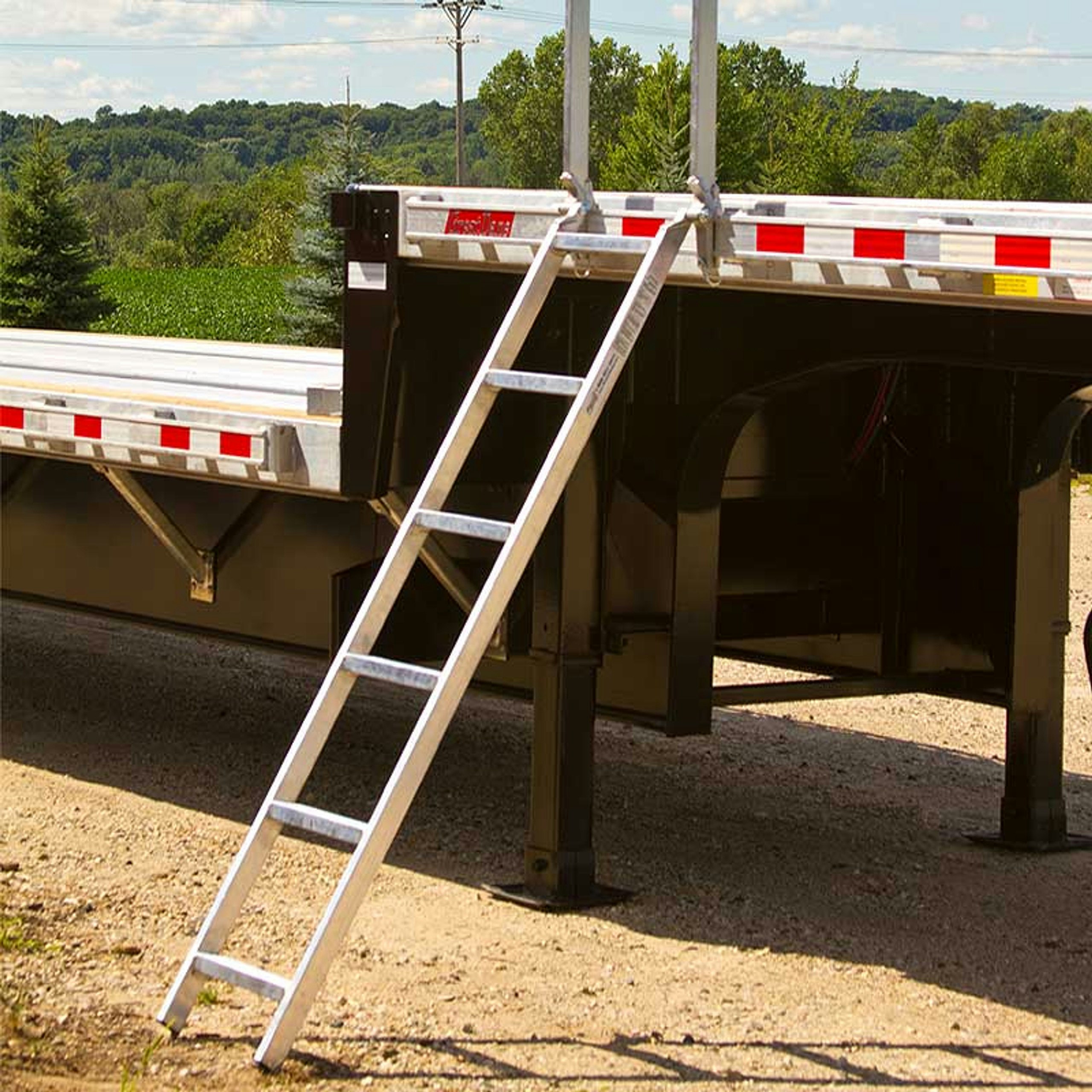 Retractable 2 Rung Truck Step Ladder - Raney's Truck Parts