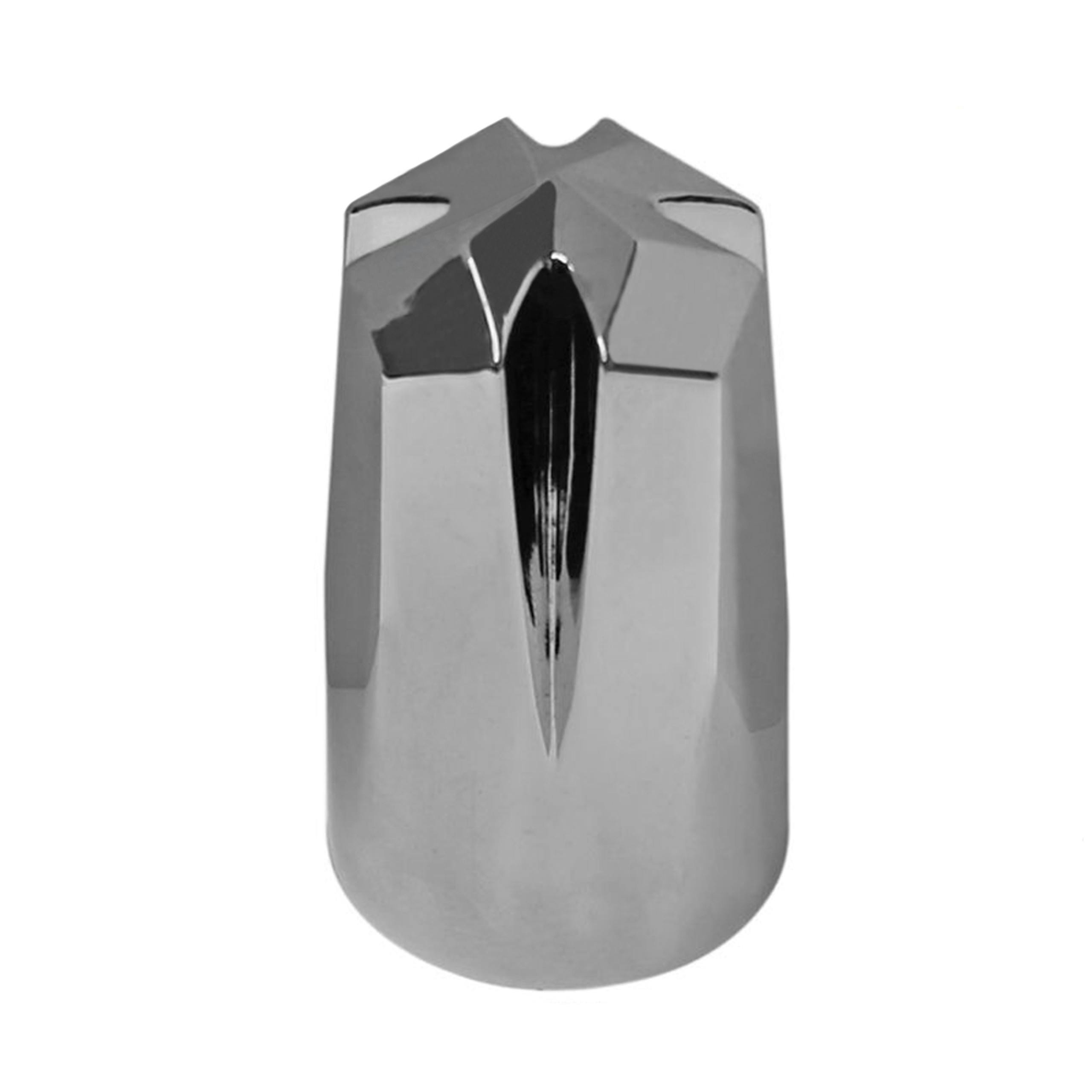 10 Pack Chrome 3/4" Push On Flat Top Lug Nut Covers - Raney's Truck Parts