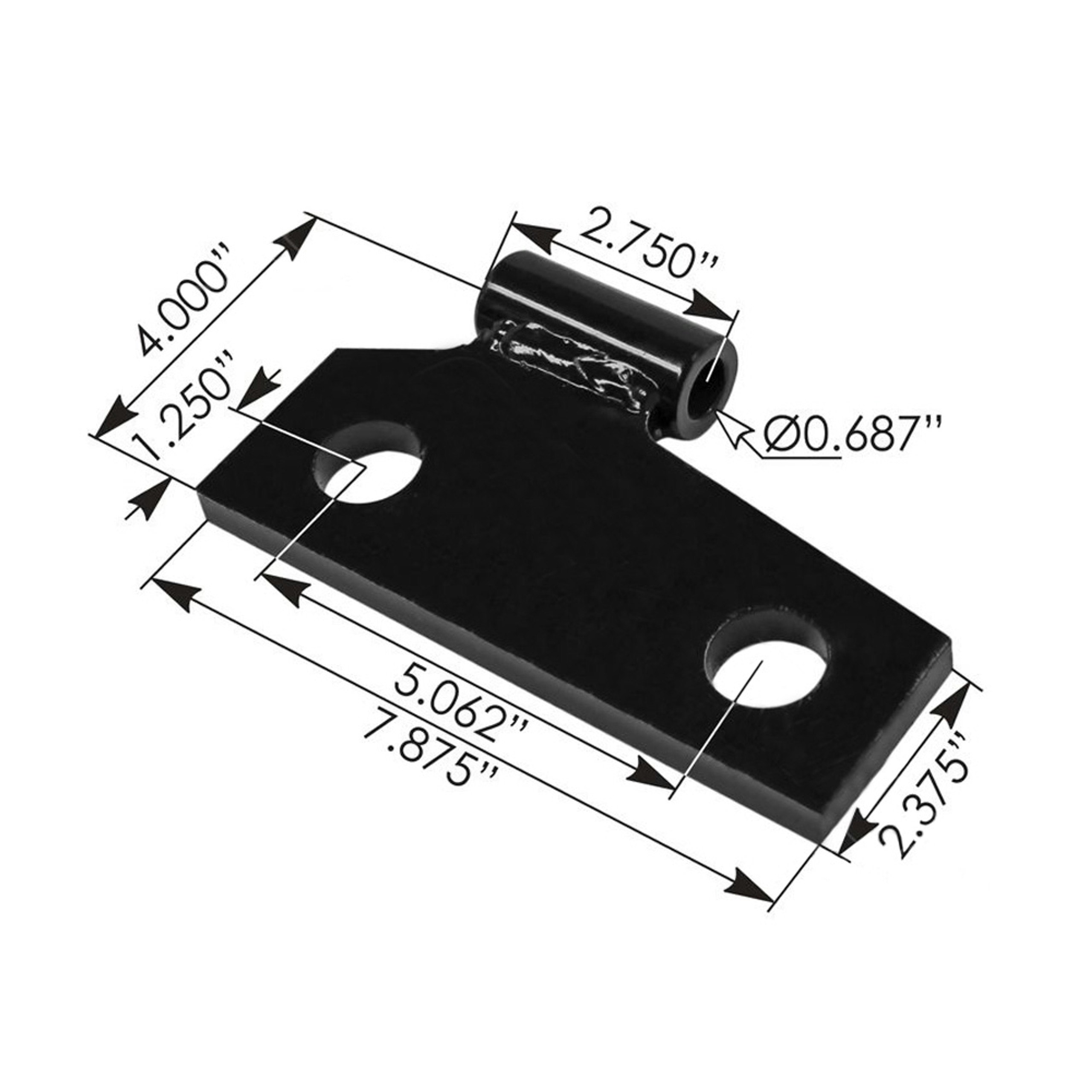 International Front Driver Side Bumper Reinforcement Bracket 3578505C1 ...