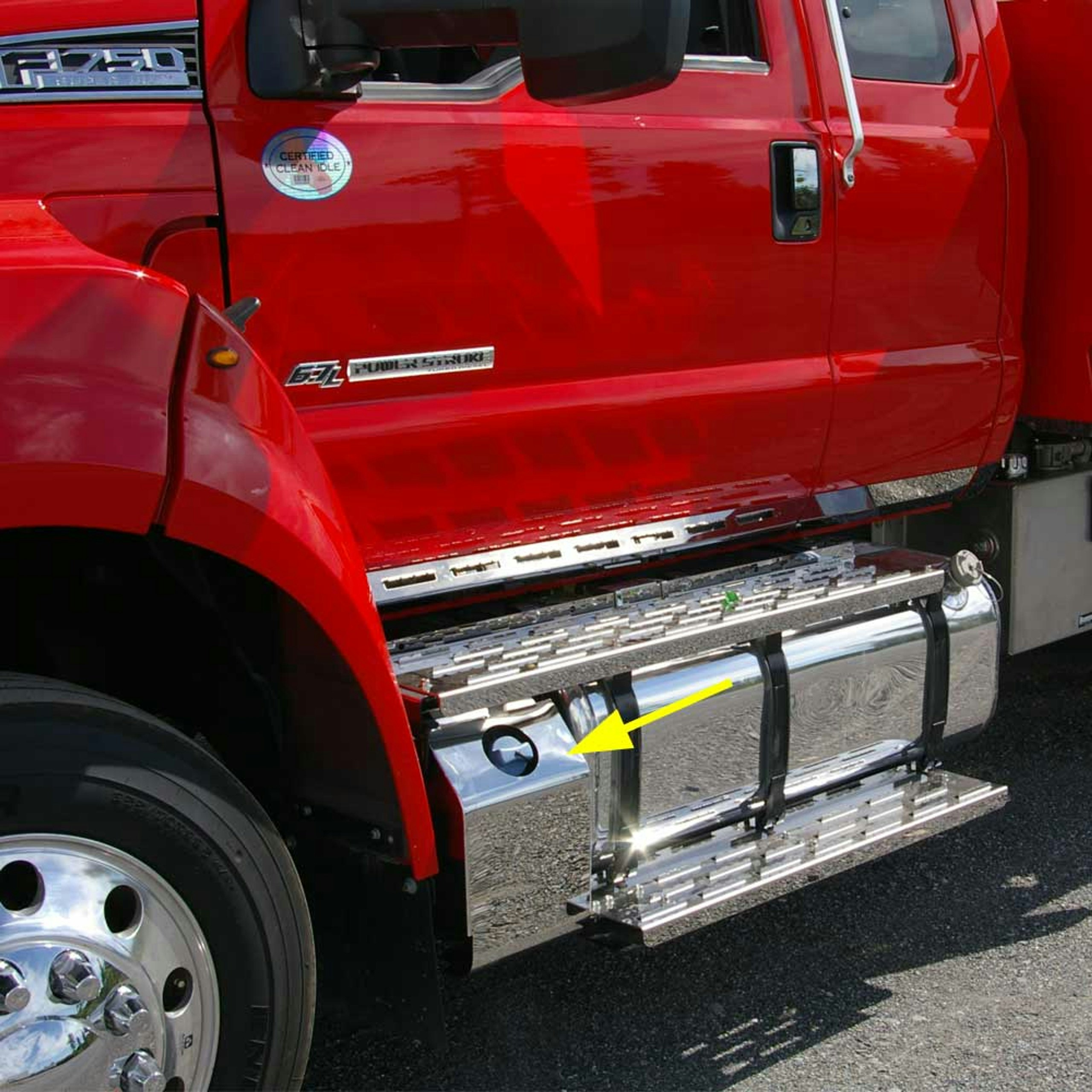 Peterbilt 389 Stainless Steel DEF Tank Covers By Iowa Customs - Raney's ...