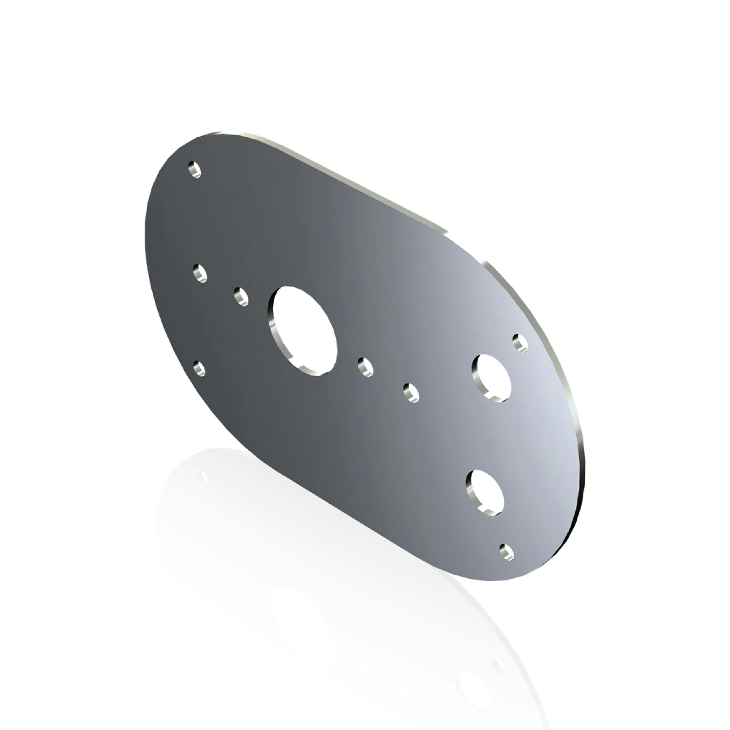 Peterbilt Stainless Steel Dual Watermelon Sleeper Dome Light Plate With ...