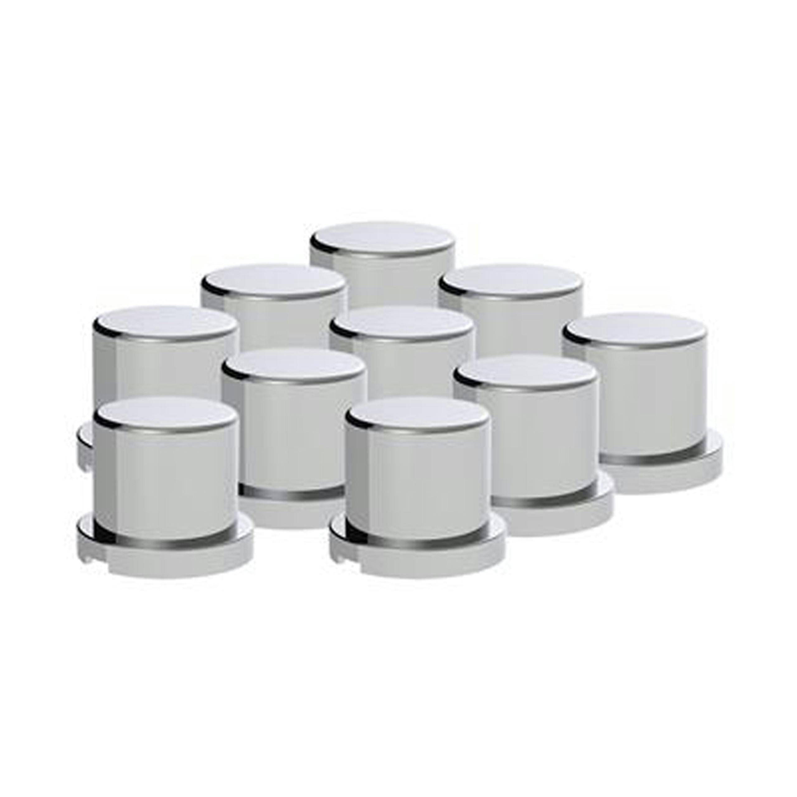 Lifetime Top Hat Nut Covers - Raney's Truck Parts