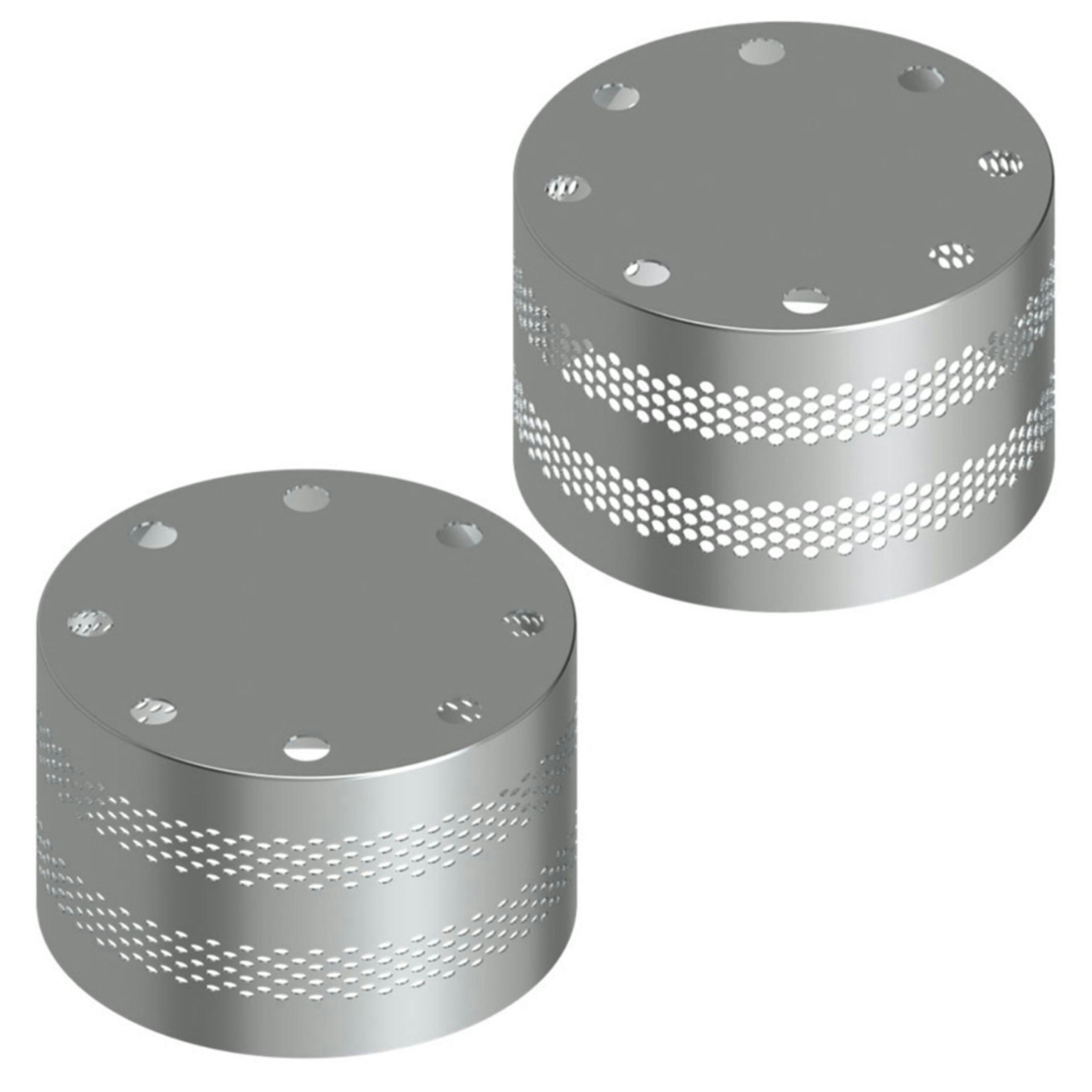 Rear Drive Axle Hub Cover With Flat Top Push-On Lug Nut Covers by Iowa ...