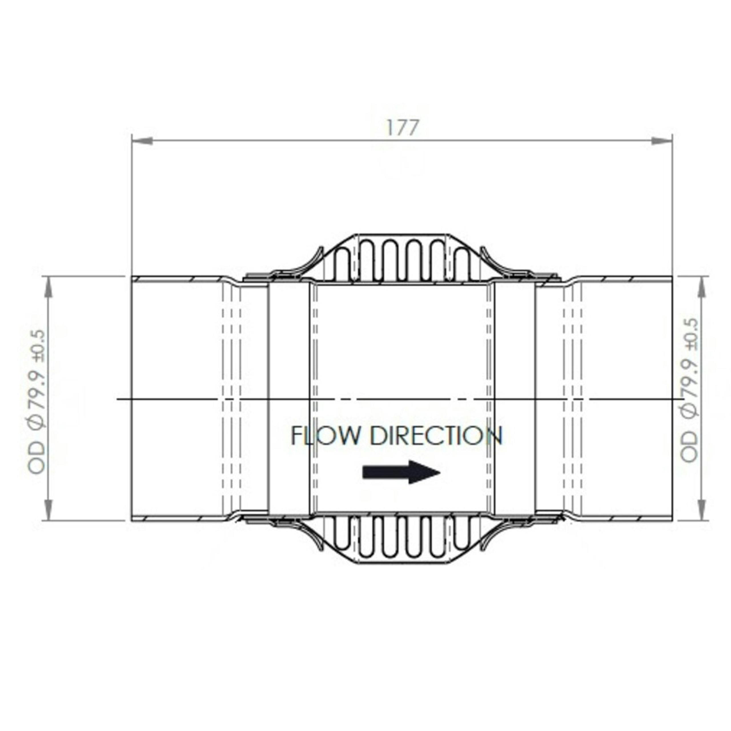 Freightliner Exhaust Bellow Flex Pipe Kit 428675000 - Raney's Truck Parts
