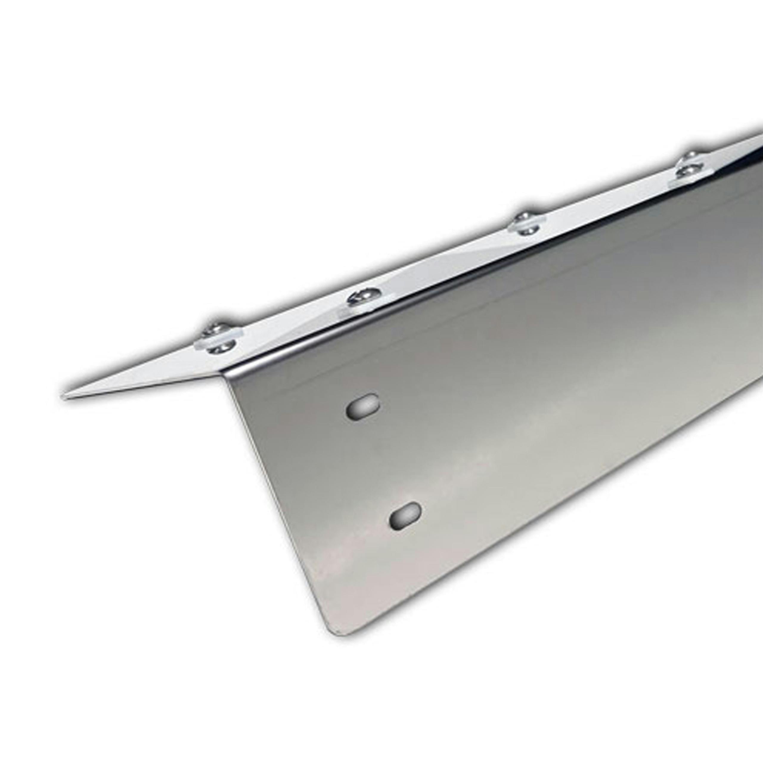 Universal Stainless Steel Hinged License Plate Holder By Iowa Customs ...