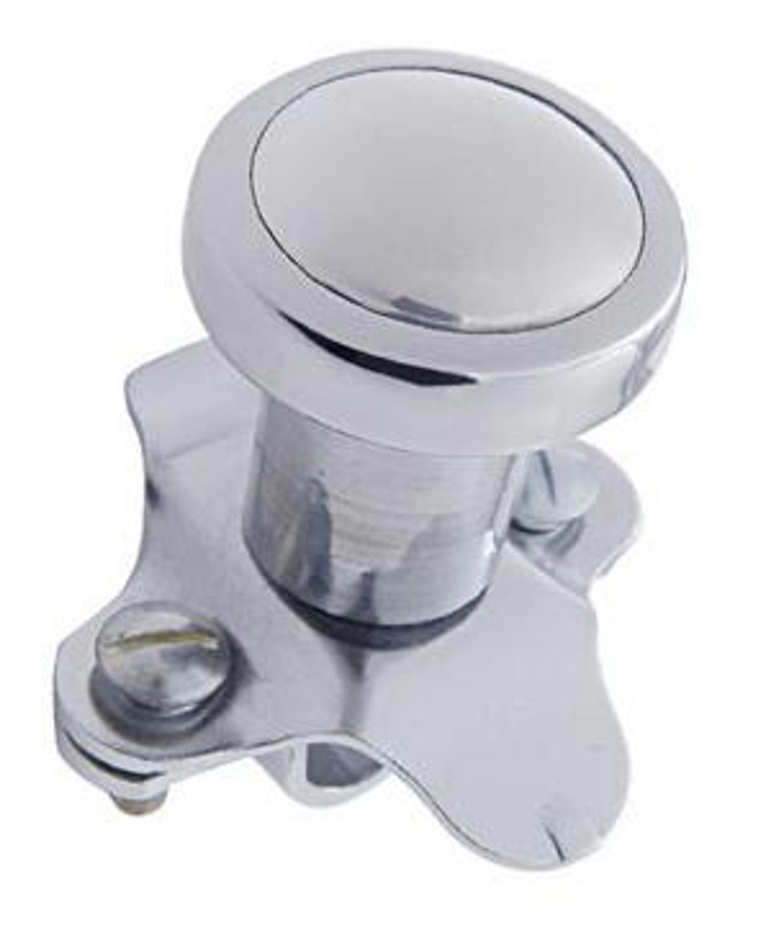 Universal Chrome Skull Steering Wheel Spinner - Raney's Truck Parts