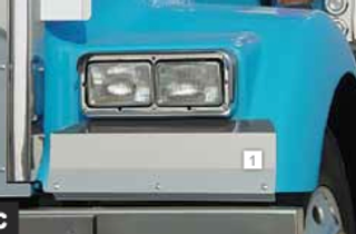 Kenworth W990 Fender Guard Pair - Raney's Truck Parts