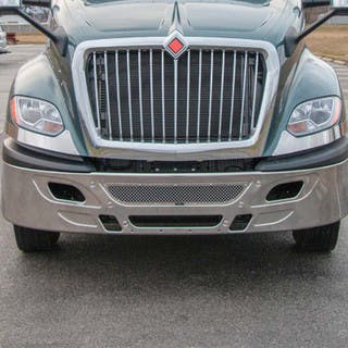 International LT 2017 And Newer 3 Piece Chrome Bumper With Extensions ...