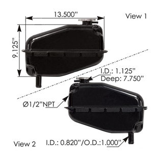 International Coolant Reservoir 2512250C91 4062312C1