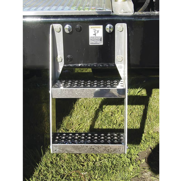 Peterbilt Stainless Steel Frame Steps By RoadWorks - Raney's Truck Parts