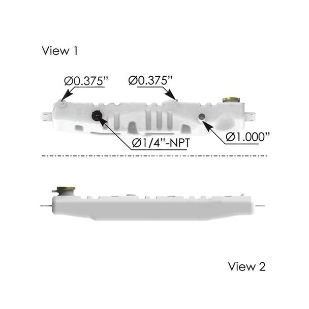 Ford F600/F700/F800 Coolant Reservoir F6HZ8A080B