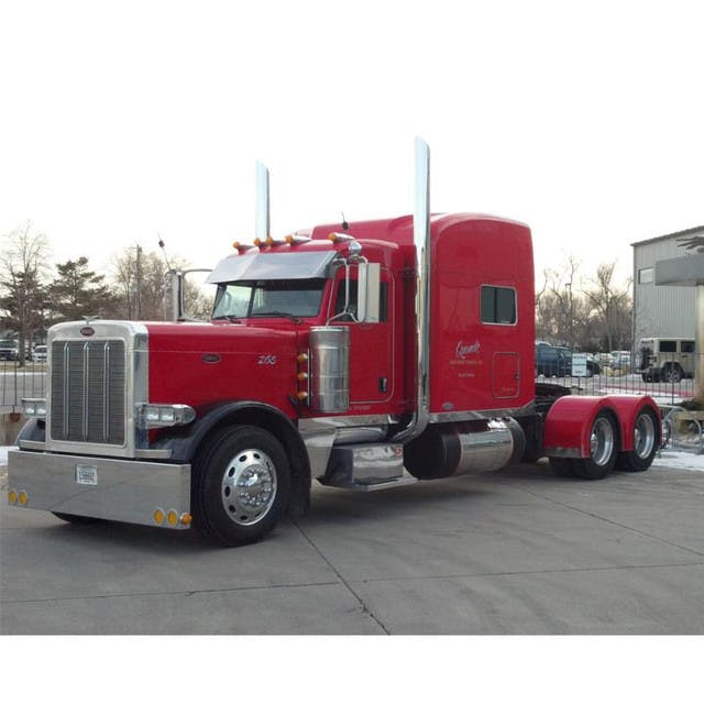 Peterbilt 379 Full 7" Seamless Chrome Exhaust Kit With 108" Miter Top ...