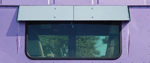 Freightliner 112 Day Cab Stainless Steel Rear Window Guards - Raney's ...