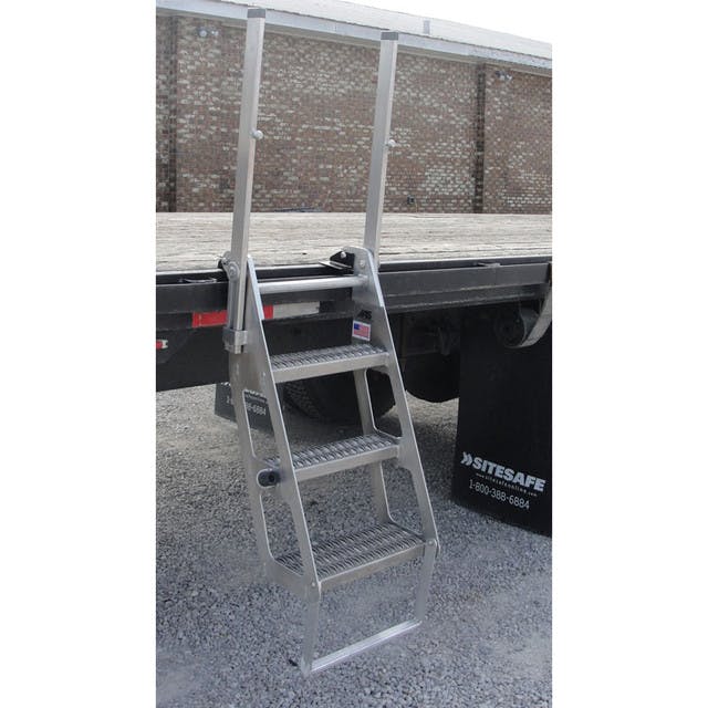 Retractable 2 Rung Truck Step Ladder - Raney's Truck Parts