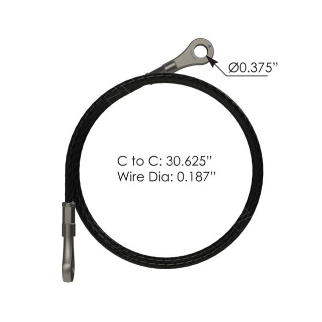 Freightliner M2 Thomas Built C2 Hood Restraint Cable A17-13830-003 ...