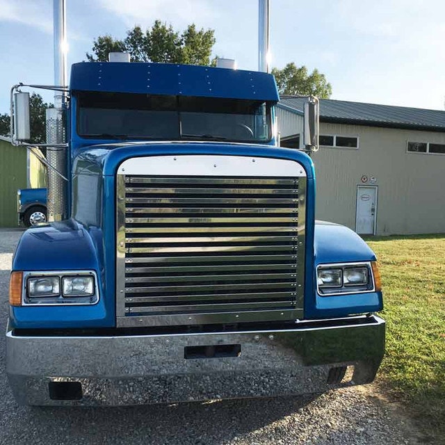 Freightliner FLD 120 112 Bumper Stainless Steel Set Back Axle By Valley ...