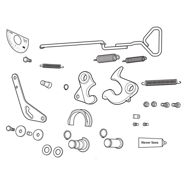 Holland FW35 5th Wheel Handle Kit RK084151 - Raney's Truck Parts