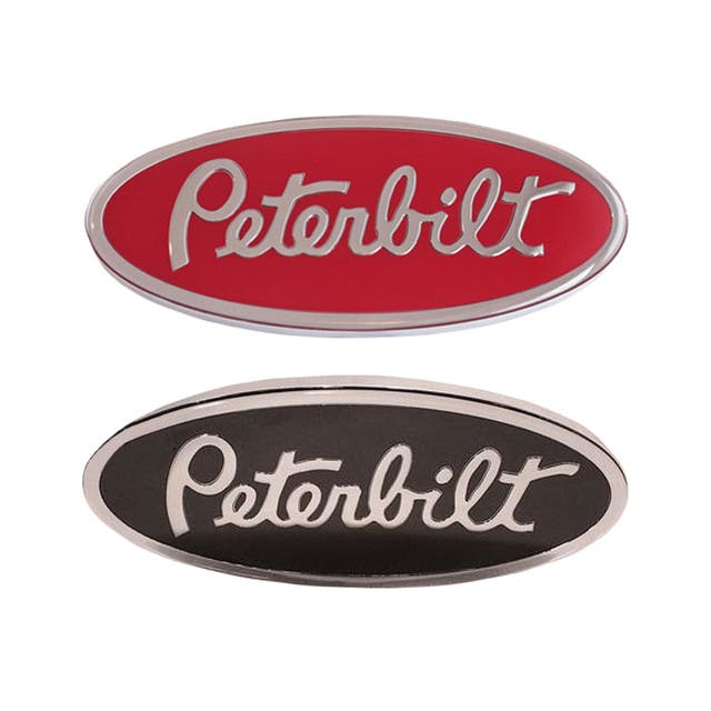 Lifetime Chrome Engraved Peterbilt 379 Unibilt Sleeper Emblem - Raney's ...