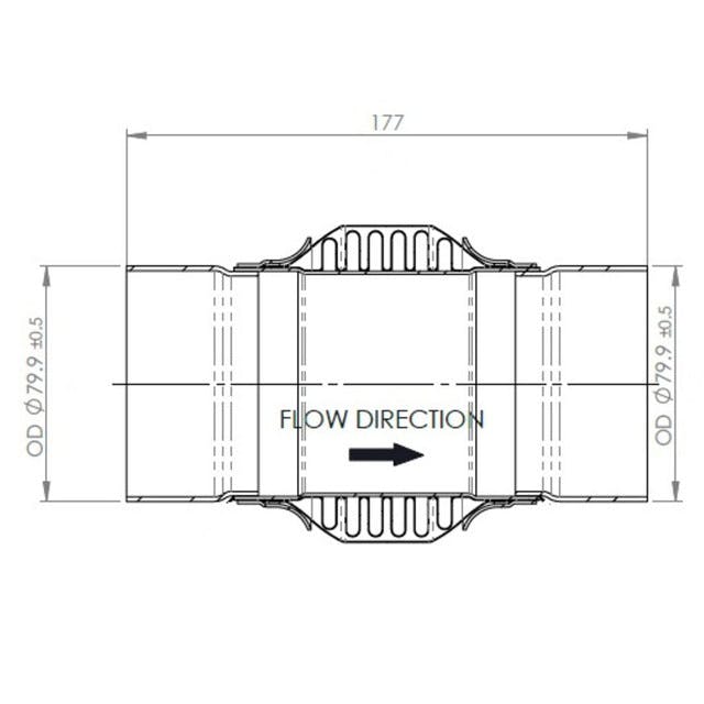 Mack Volvo Exhaust Flex Pipe 21533396