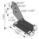 Peterbilt 567 579 Lower DPF Step Bracket M82-6055 M85-6223 - Raney's ...