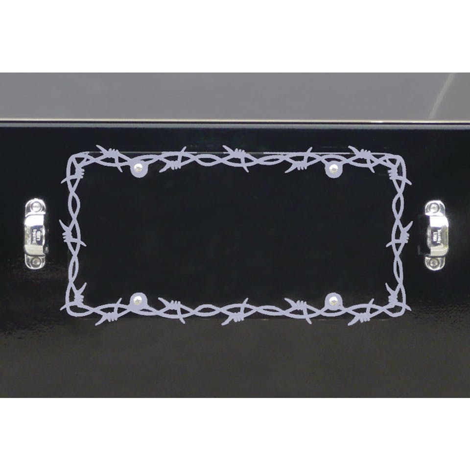 Universal Tribal Flame License Plate Frame - Raney's Truck Parts