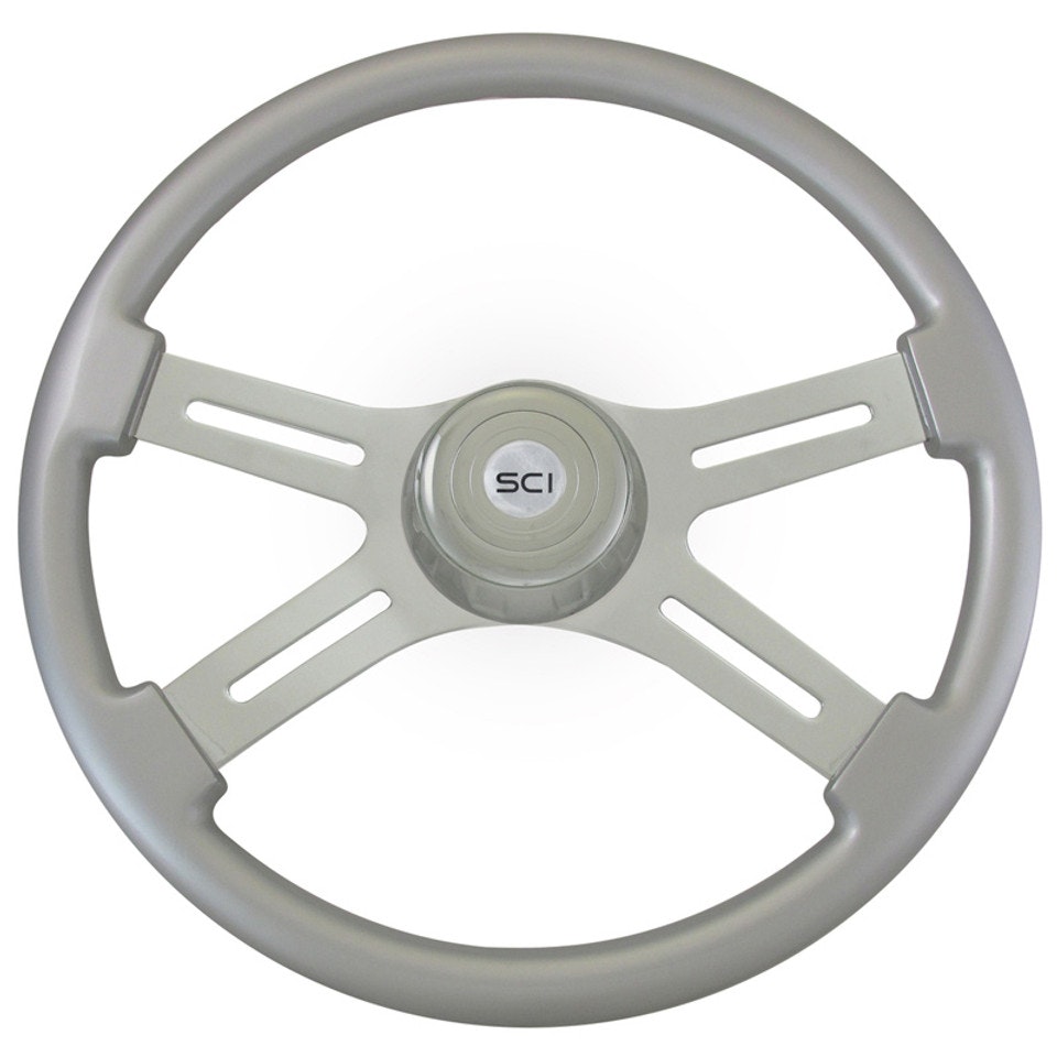 Classic Black 18" Steering Wheel - Raney's Truck Parts
