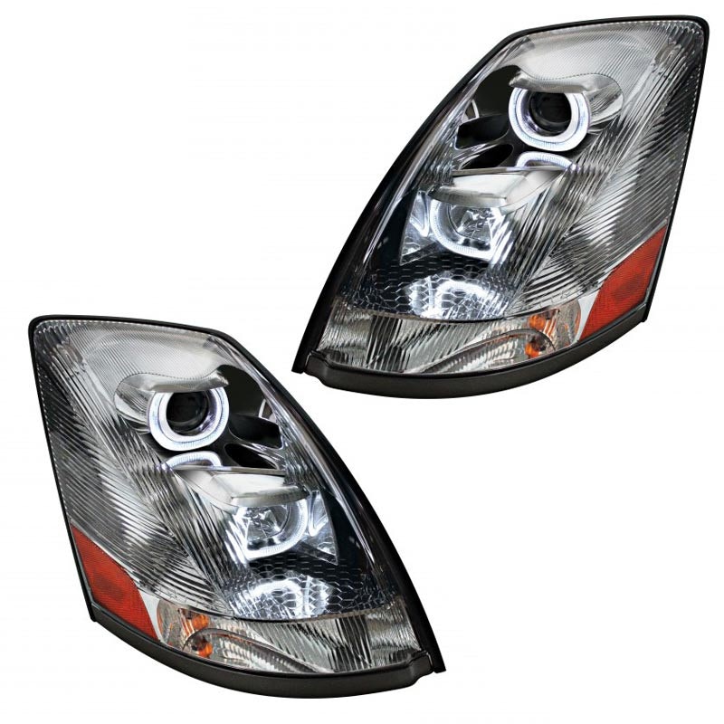 Volvo VNL and VT Full LED Headlight With Halogen Turn Signal 2004-2018 ...