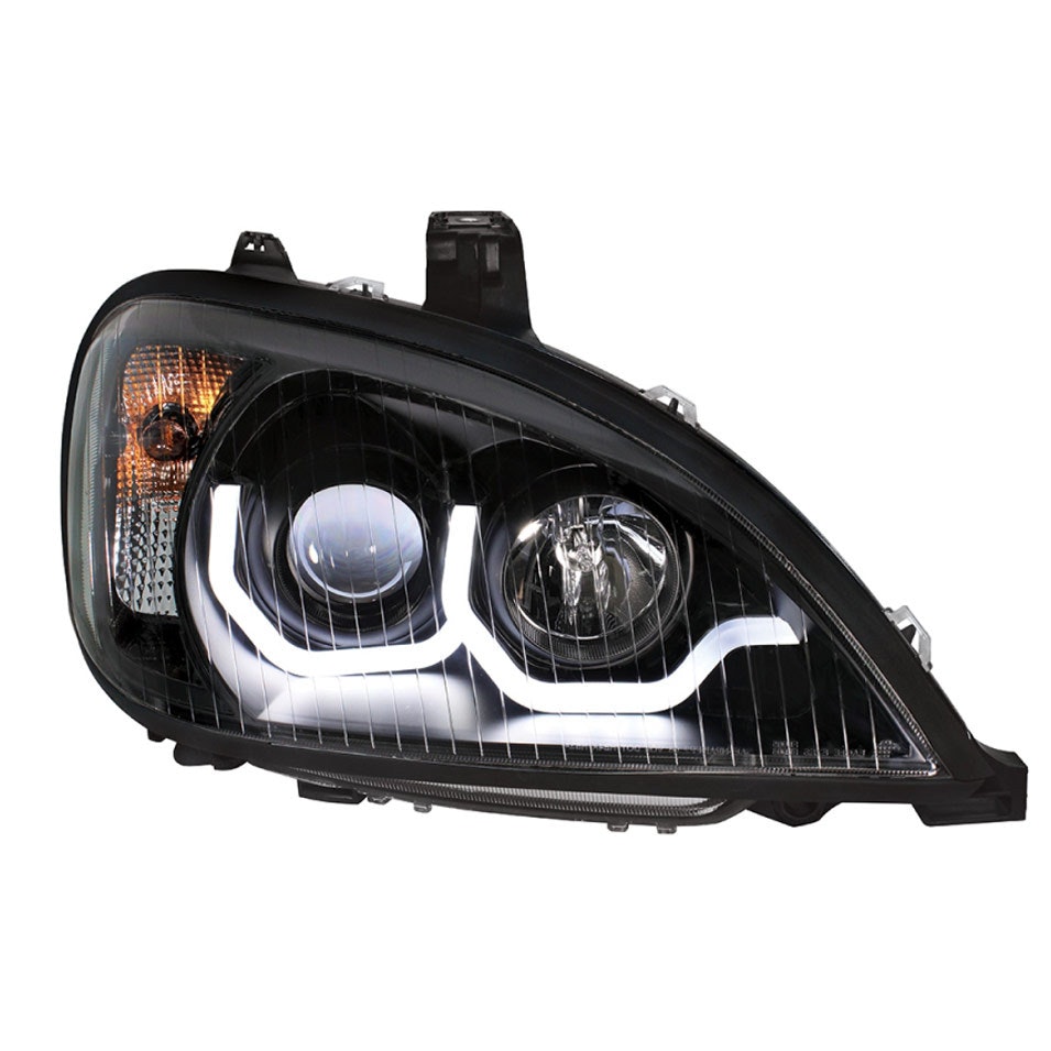 Freightliner M2 Full LED Blackout Projection Headlights With DRL Halo ...
