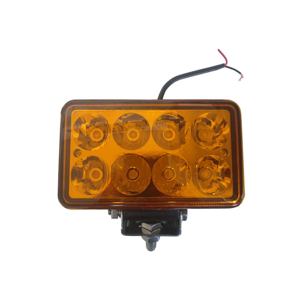 5.5" x 3.5" Rectangular Signal Stat Red 24 Diode LED STT Light 4550 ...