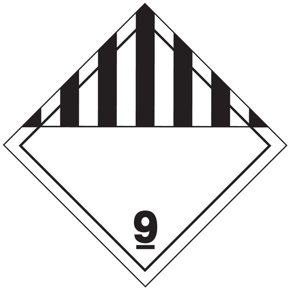 Poison Gas Class 6 Placard Sign Sticker - Raney's Truck Parts