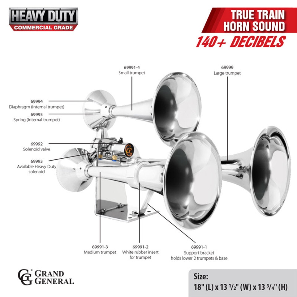 Grand General Train Horn Kit