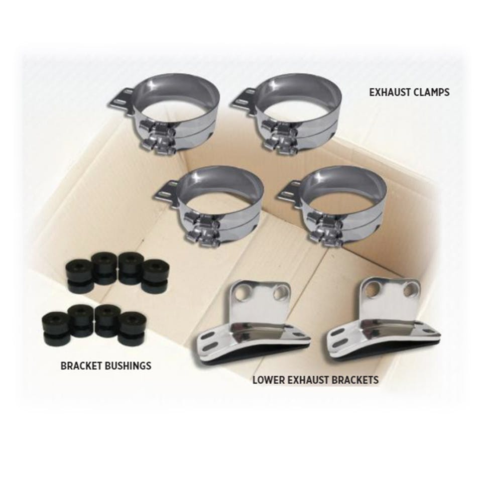 Peterbilt Exhaust Bracket Bushings 4 Pack Black - Raney's Truck Parts