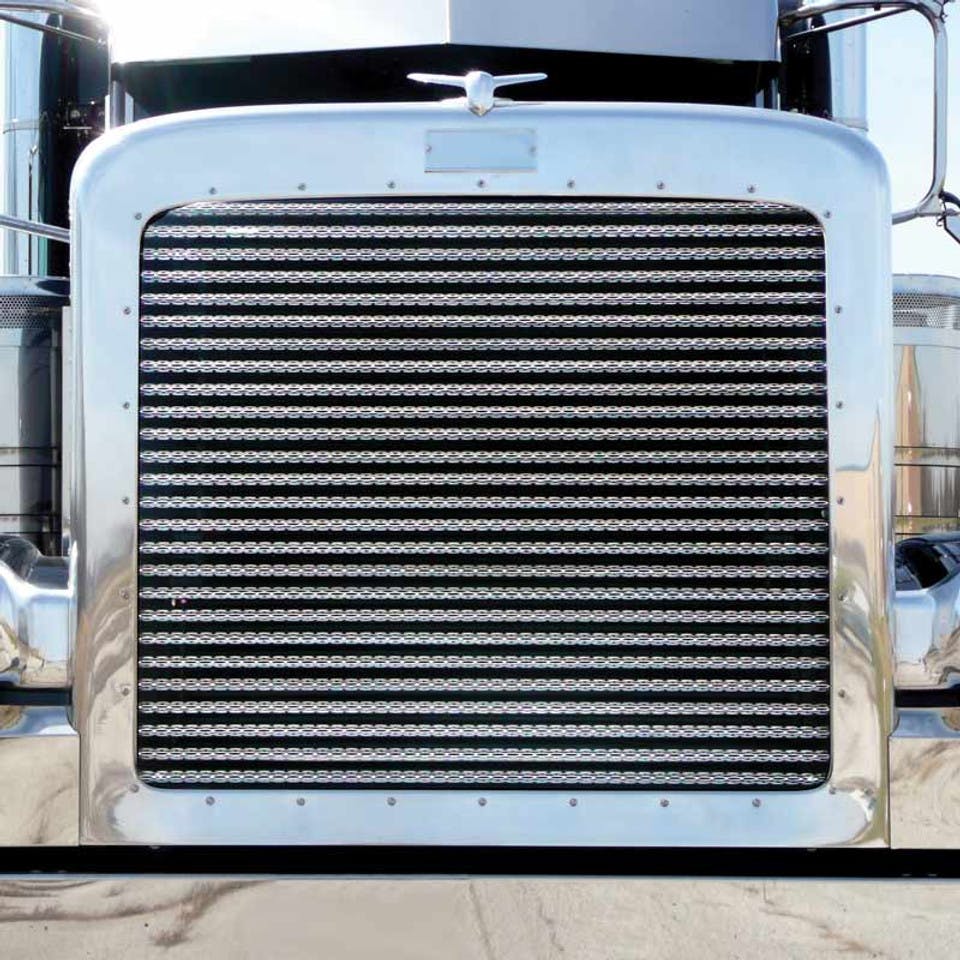 Peterbilt 388 389 Grill Surround Stainless Steel For 2007 And Newer ...