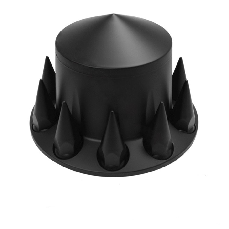Alcoa Style Menacing Matte Black One-Piece Rear Hub Axle Cover System ...