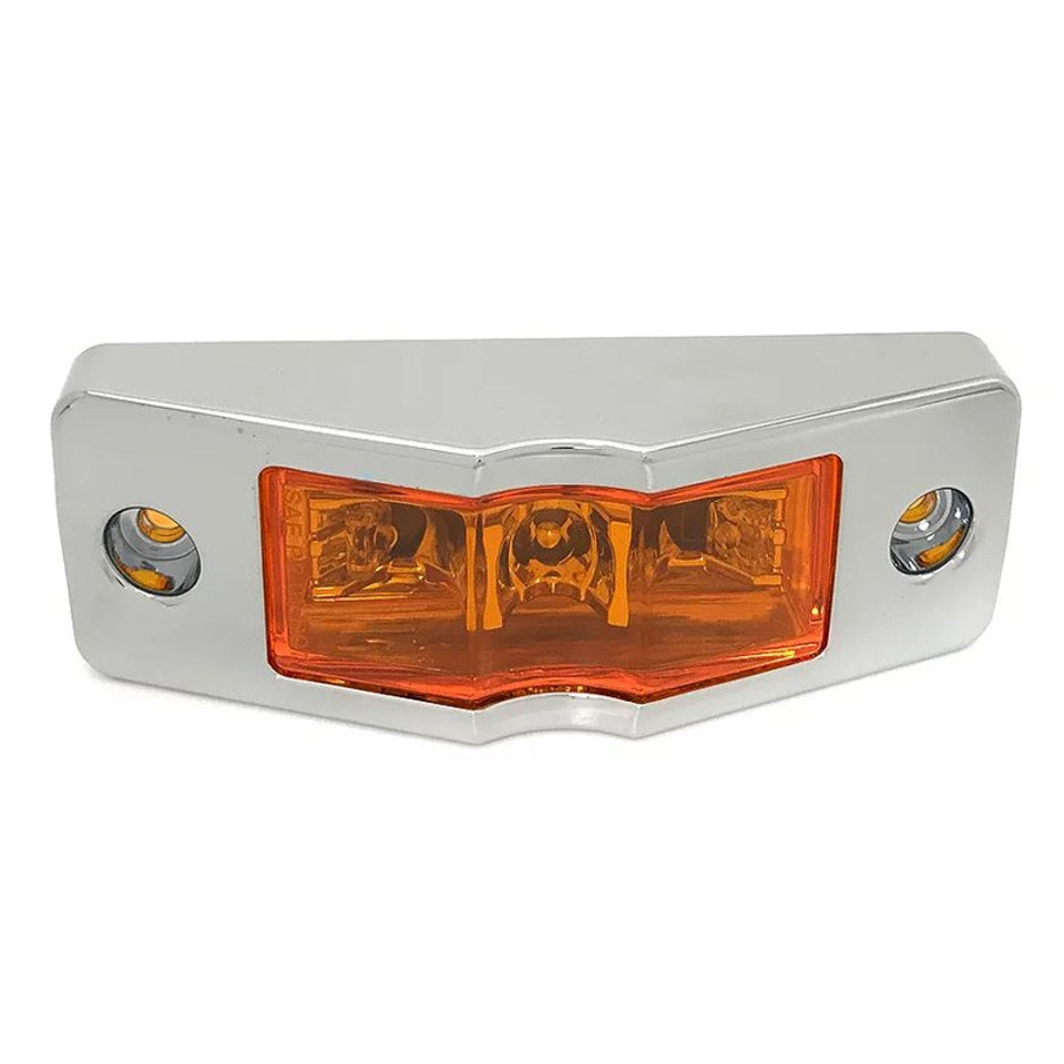 3/4" Clearance Marker Light With Bezel - Raney's Truck Parts