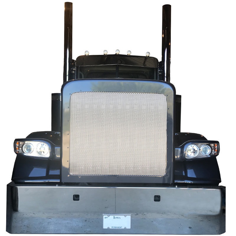 Peterbilt 389 Stainless Steel DEF Tank Covers By Iowa Customs - Raney's ...